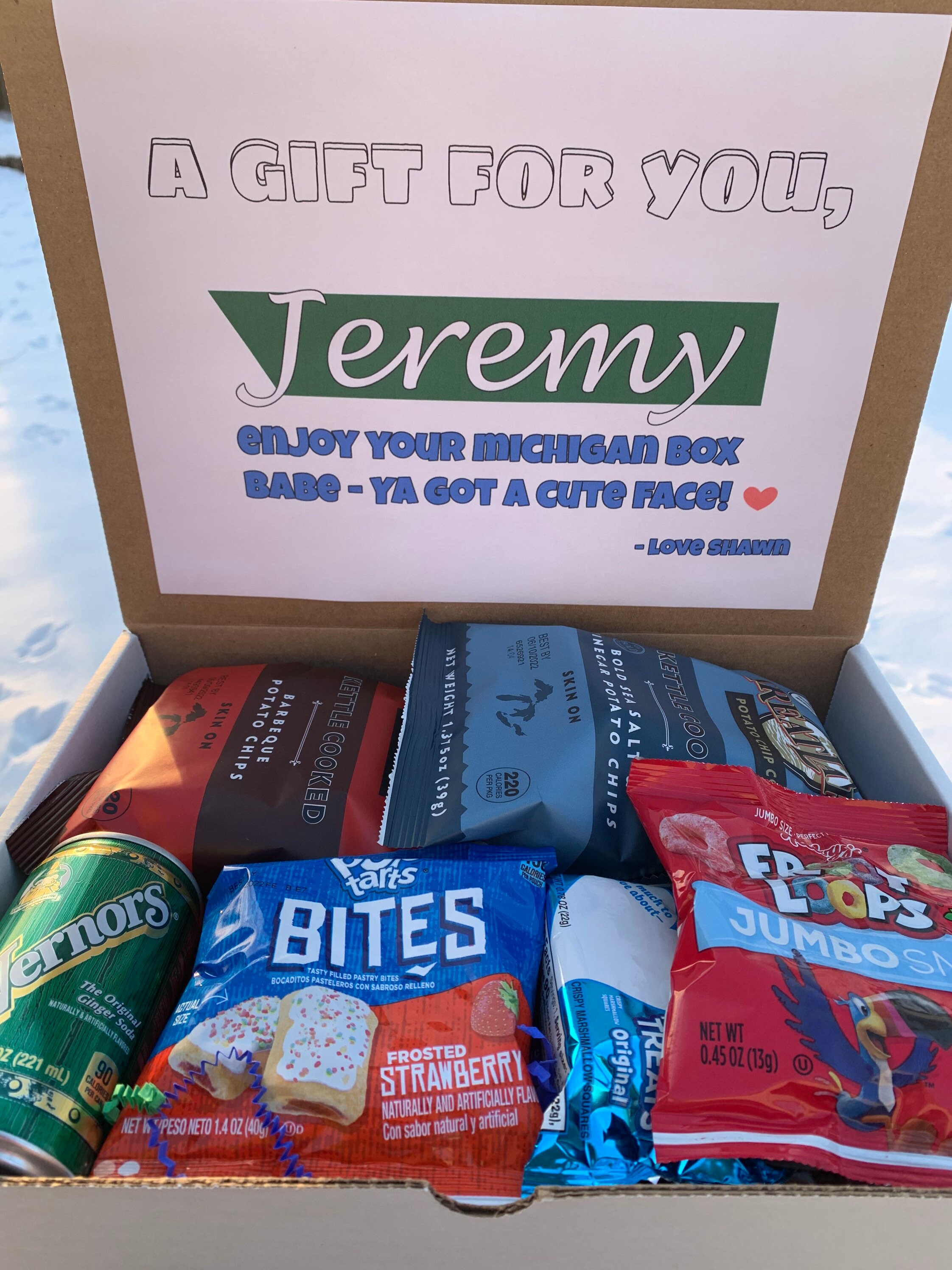 Made in Michigan Snack Box - Etsy