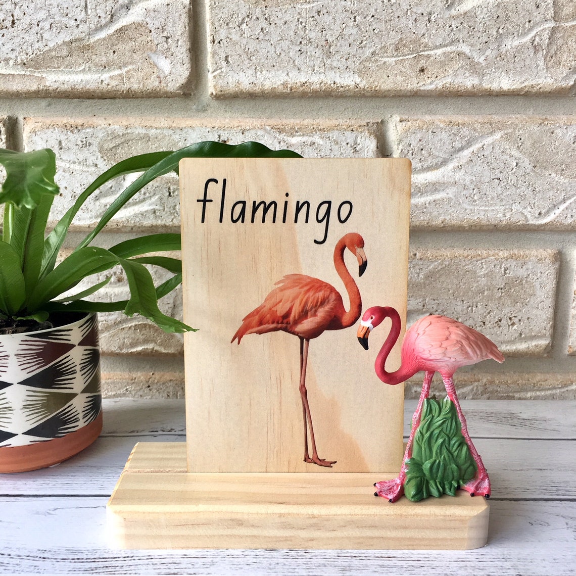 Wooden Flash Cards, Jungle Animals, Animal Flash Cards, Language ...