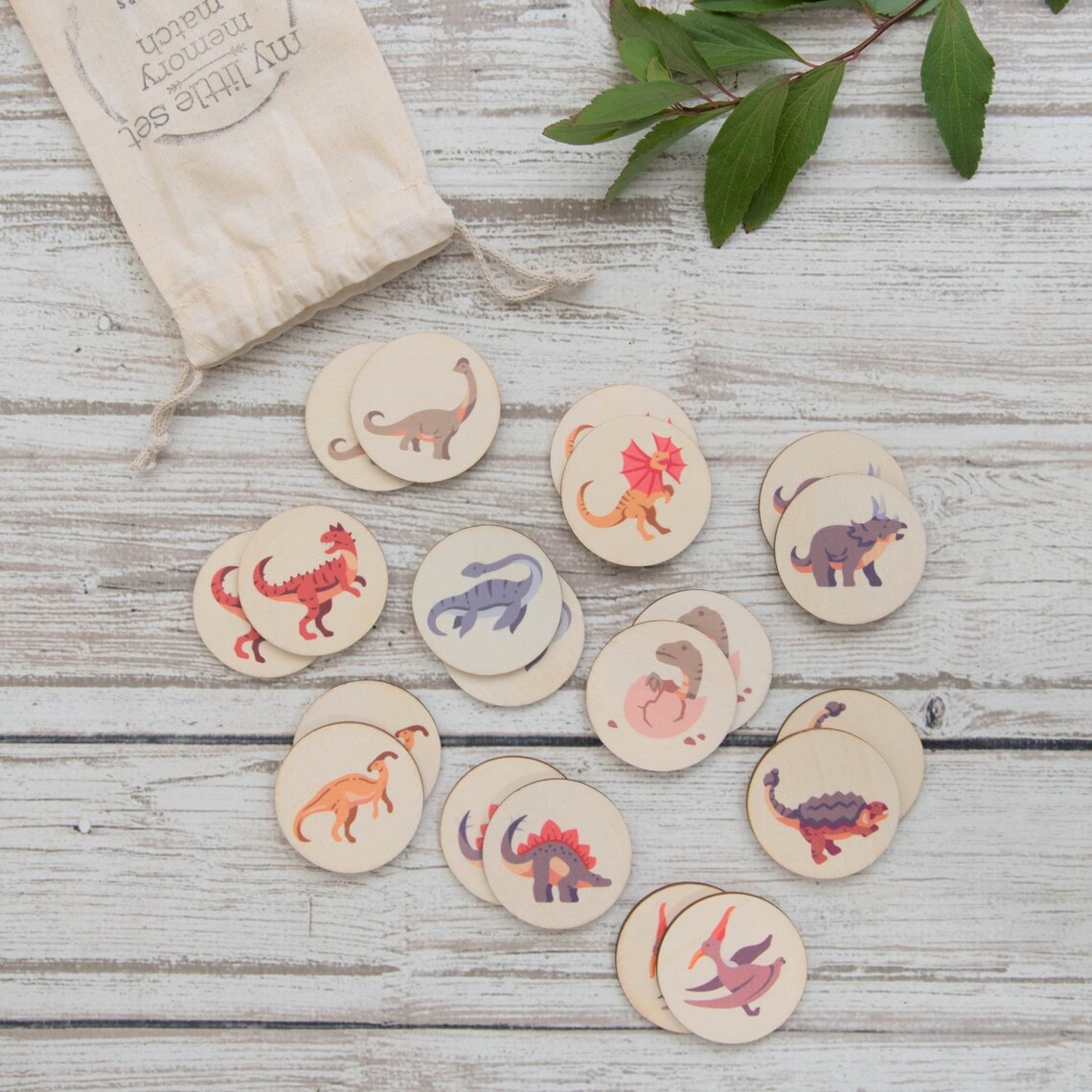 Memory Match Dinosaur Game Memory Game Dinosaur Gift - Etsy