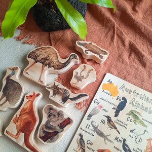 Australian Animal Alphabet, Alphabet Poster, Animal Poster, Educational ...