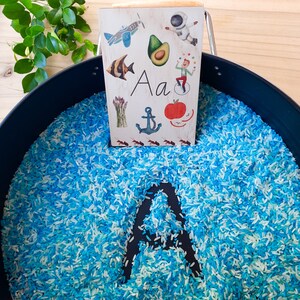 Wooden Flash Cards, Alphabet Flash Cards, ABC Flash Cards, Language ...