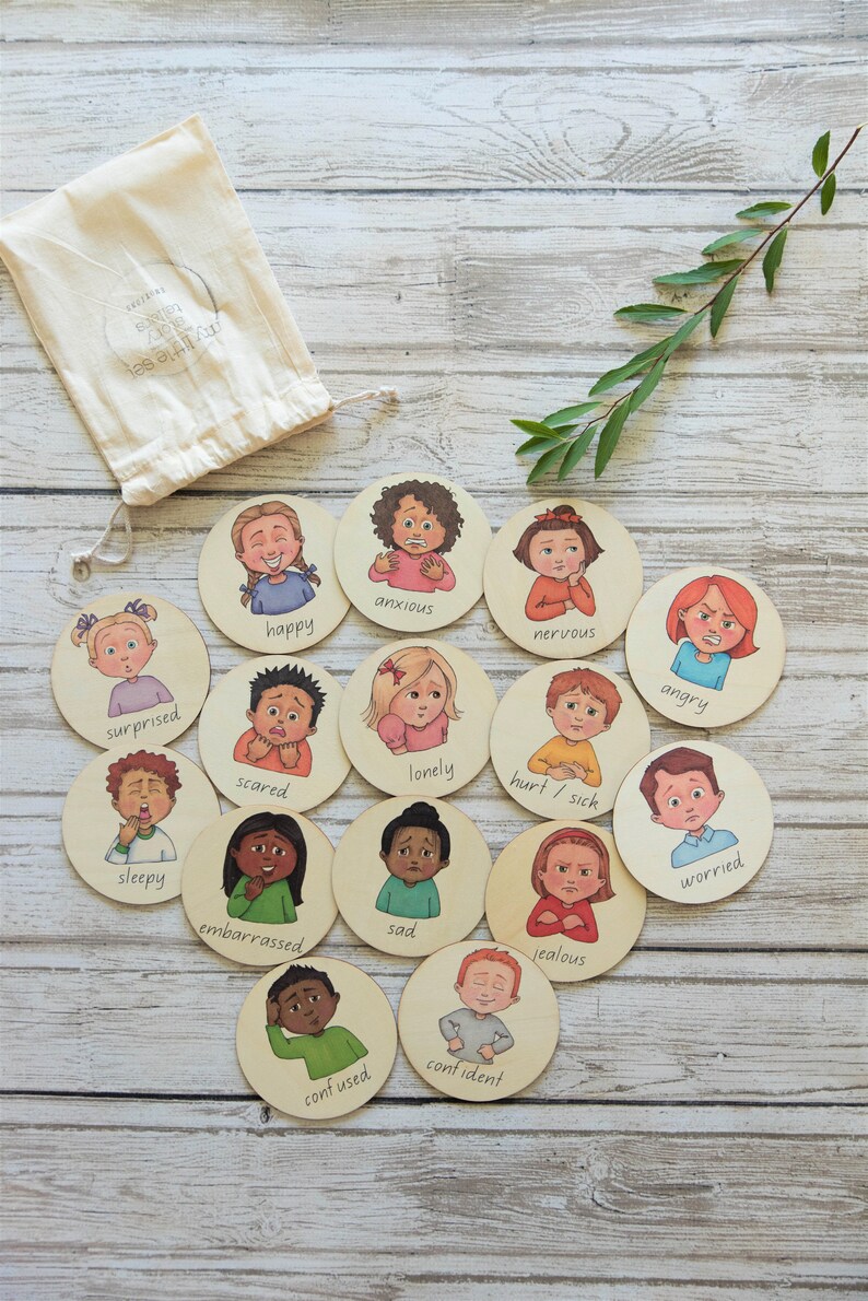 Story Stones Emotions Emotions Cue Cards Emotional - Etsy