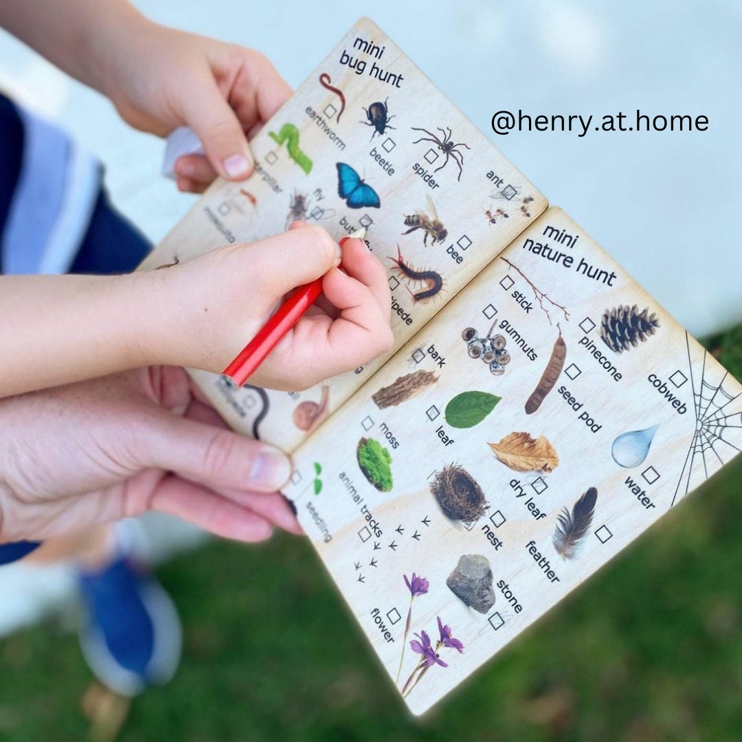 Checklist for Kids, Nature Hunt, Nature Walk, Bugs and Insects, Gift ...