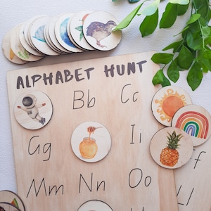 Activity Board, Alphabet Activity for Kids, Phonics, Language Learning ...