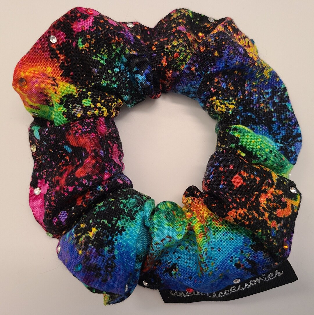 Cosmic Oil Spill Scrunchie - Etsy