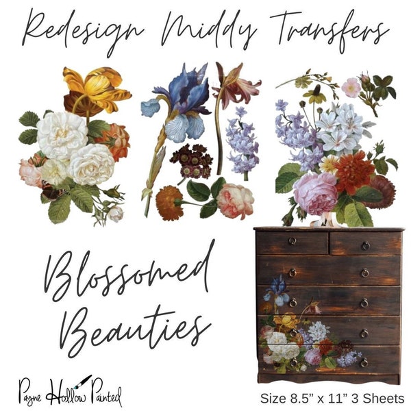 Redesign With Prima Blossom Transfer - Etsy