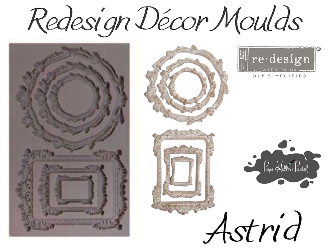 Redesign Mold ASTRID • Redesign With Prima • 5 X 8 • Furniture Molds ...