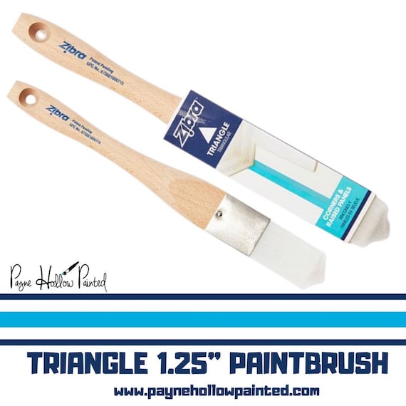 ZIBRA TRIANGLE Paintbrush Triangle Paintbrush Zibra - Etsy