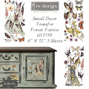 FOREST FAIRIES Redesign Transfer • 3PK 6 X 12 • Redesign With Prima ...