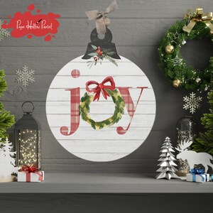 Christmas Ornament Sign • Ornament Sign • 10 X 12.5 • Christmas Decor ...
