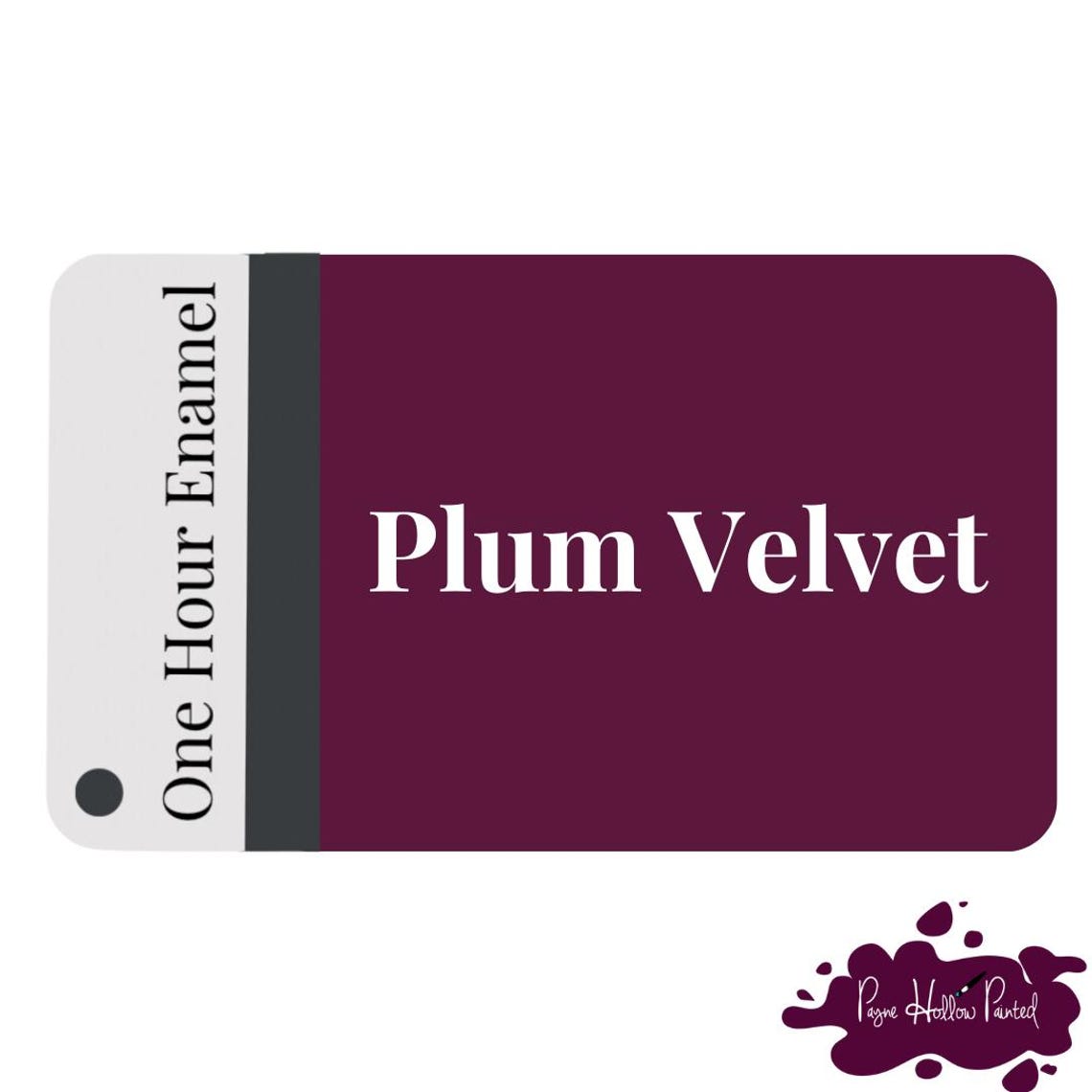 Plum Velvet One Hour Enamel Paint • Deep Plum Purple • Wise Owl Cabinet ...