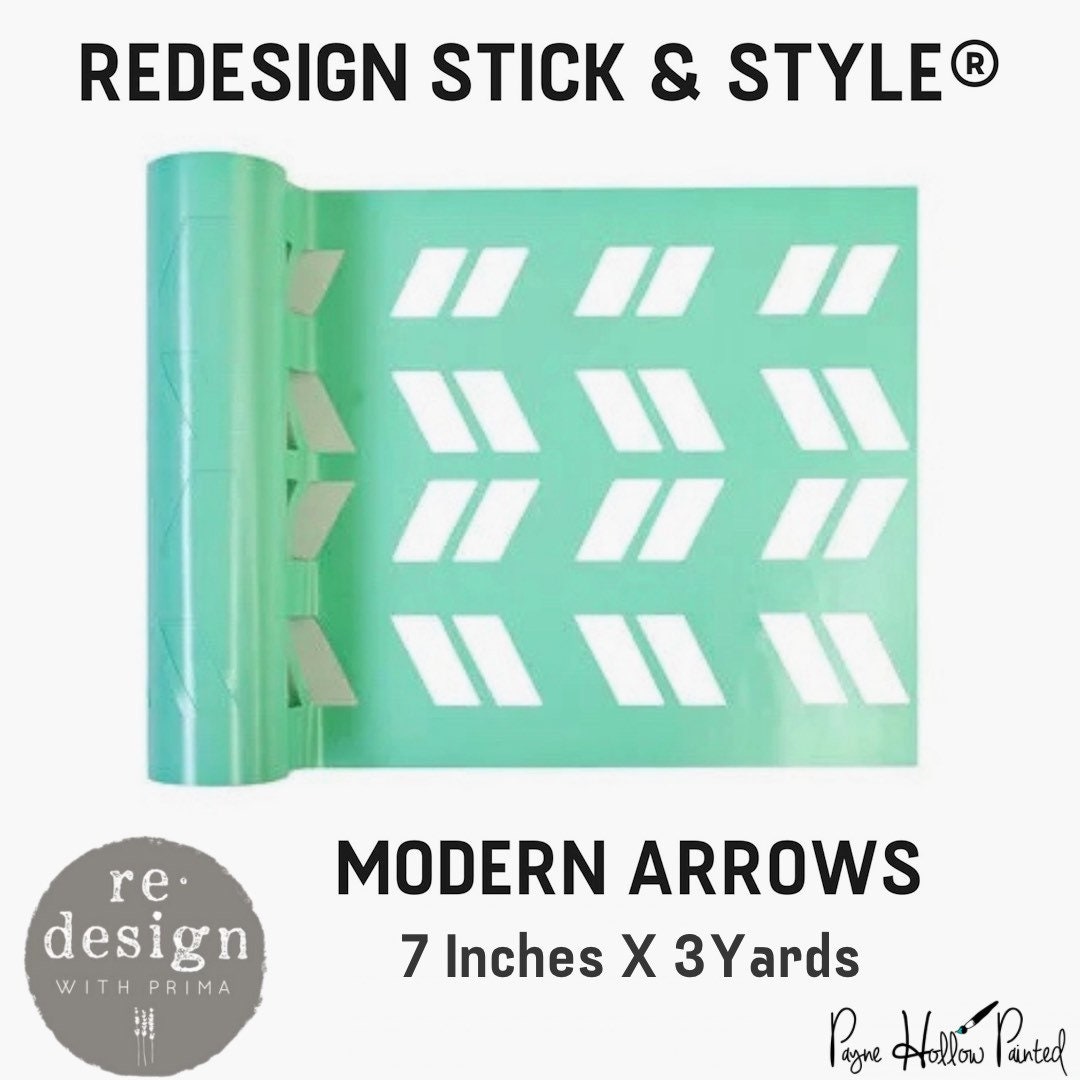 Redesign Stencil MODERN ARROWS Adhesive Stencil Redesign - Etsy