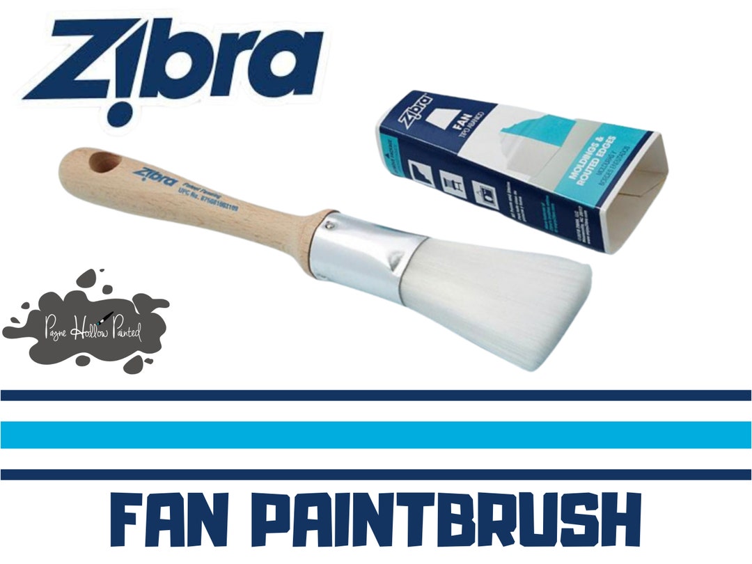 ZIBRA Fan Paint Brush • Zibra Paint Brush • Chalk Paint • Furniture ...