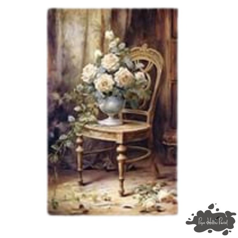 Retro Rose Ride Redesign Deco Pack • Decoupage Tissue Paper • 19 X 30 ...