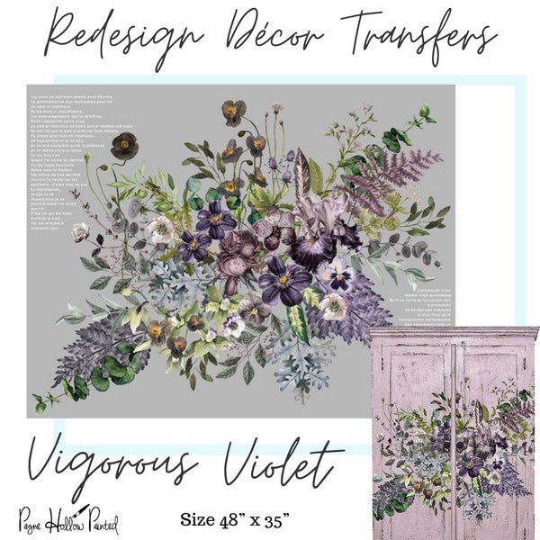 Redesign With Prima Transfer Violet - Etsy
