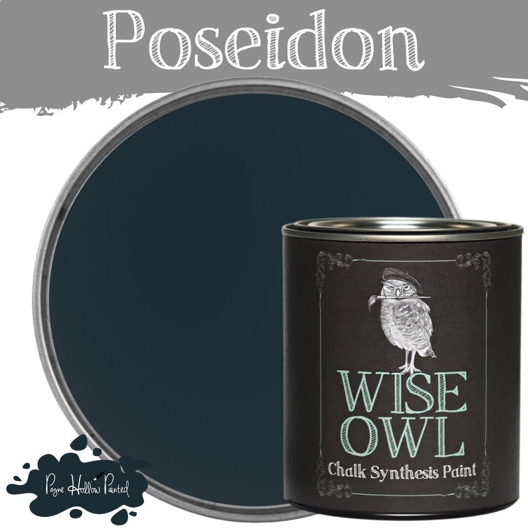 POSEIDON • Wise Owl Paint • Chalk Synthesis Paint • Mineral Paint ...