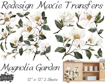 Magnolia Grandiflora Transfer Redesign With Prima - Etsy