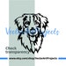 Toller Dog Svg Clip Art Portrait, Nova Scotia Duck Tolling Retriever ...