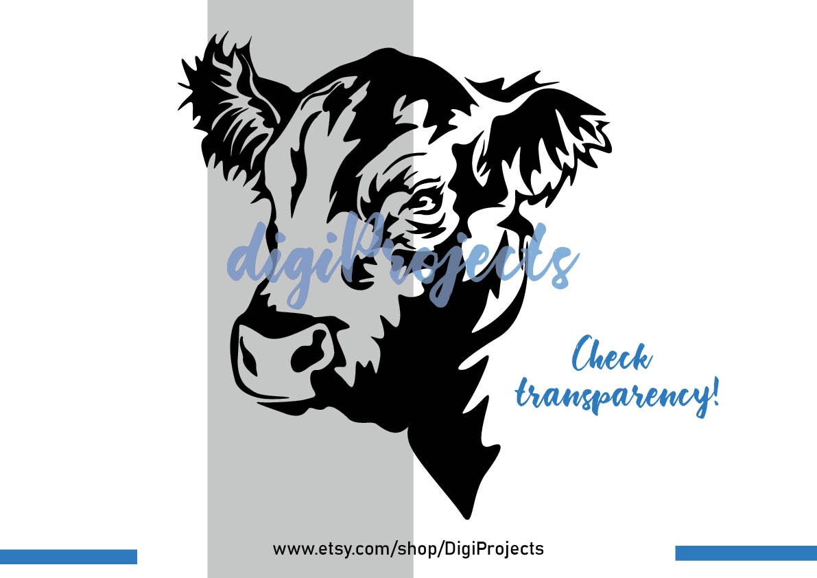 Black Angus Bull Svg Vector Graphic Art Farm Animal Cattle Clipart Cut ...