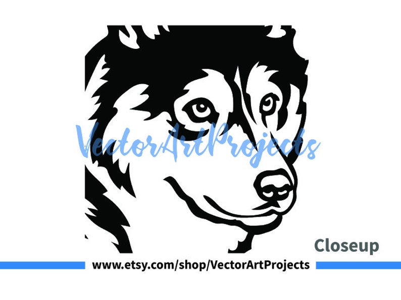 Husky Face Svg Dog Png Clip Art Husky Vector Graphic - Etsy