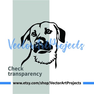Black Mouth Cur Svg Dog Head Cuttabe Vector Grahic, Black Mouth Cur ...