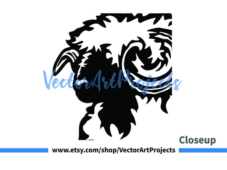 Valais Blacknose Sheep Svg Vector Graphic File, Blacknose Ram Cuttable ...