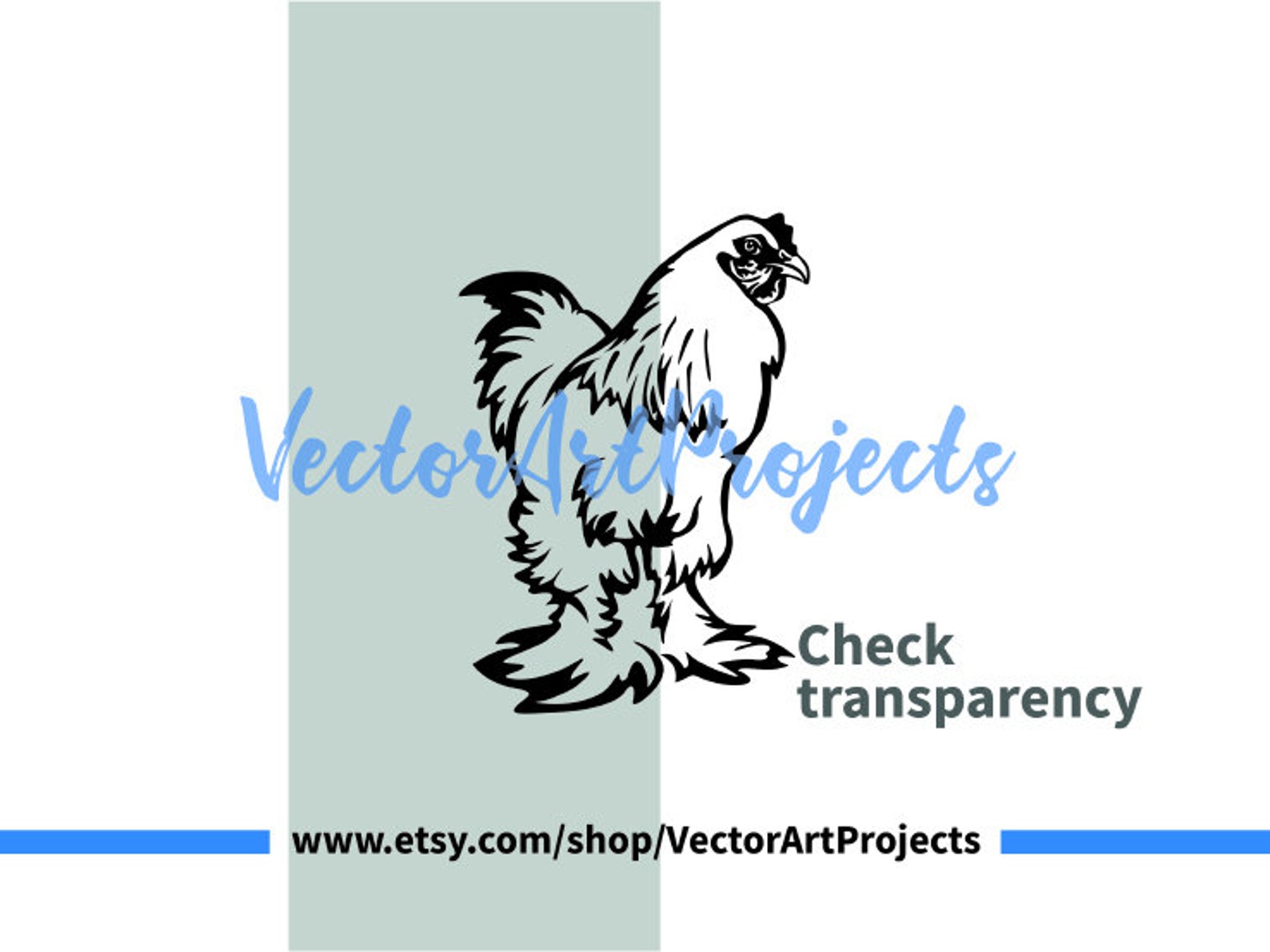 Brahma Chicken Rooster Svg Clip Art Poultry Vector Graphic | Etsy