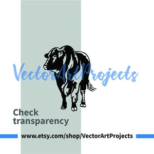 Santa Gertrudis Bull Svg Vector Graphic Cattle Clip Art, Farm Animal ...