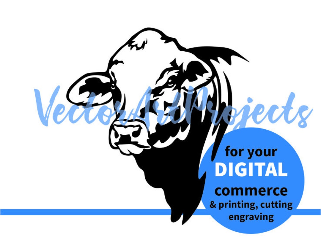 Beefmaster Bull Svg Vector Graphic Icon Clip Art, Cattle, Farm Animal ...