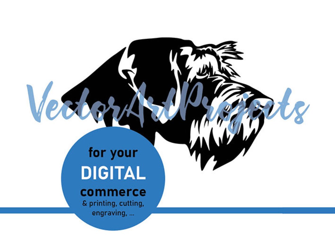 Wirehaired Pointing Griffon Svg Vector Art Head, Griffon Clipart Cut ...