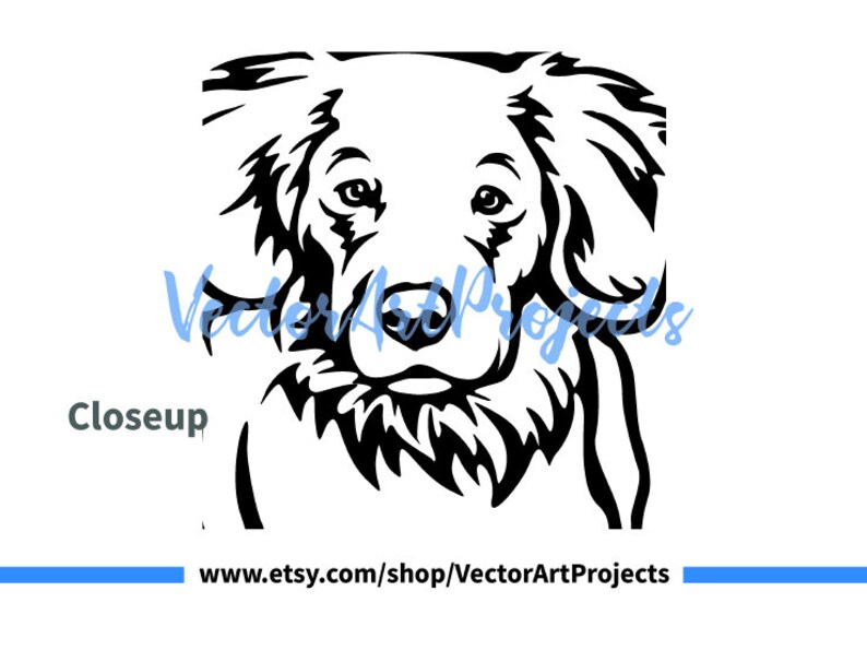 Toller Dog Svg Digital Vector Design Toller Cuttable Clip Art - Etsy