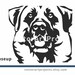 Kangal Dog Svg Clipart Vector Graphic Art, Anatolian Shepherd Cut File ...