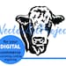 Simmental Bull Svg Cattle Head Vector Graphic Art, Cow Profile ...