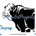 Simmental Bull Clipart Svg Cut File, Cattle Digital Design, Simmental ...