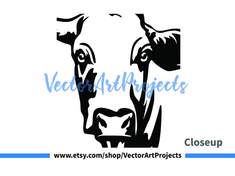 Beefmaster Cow Svg Clip Art Illustration Cattle Farm Animal - Etsy
