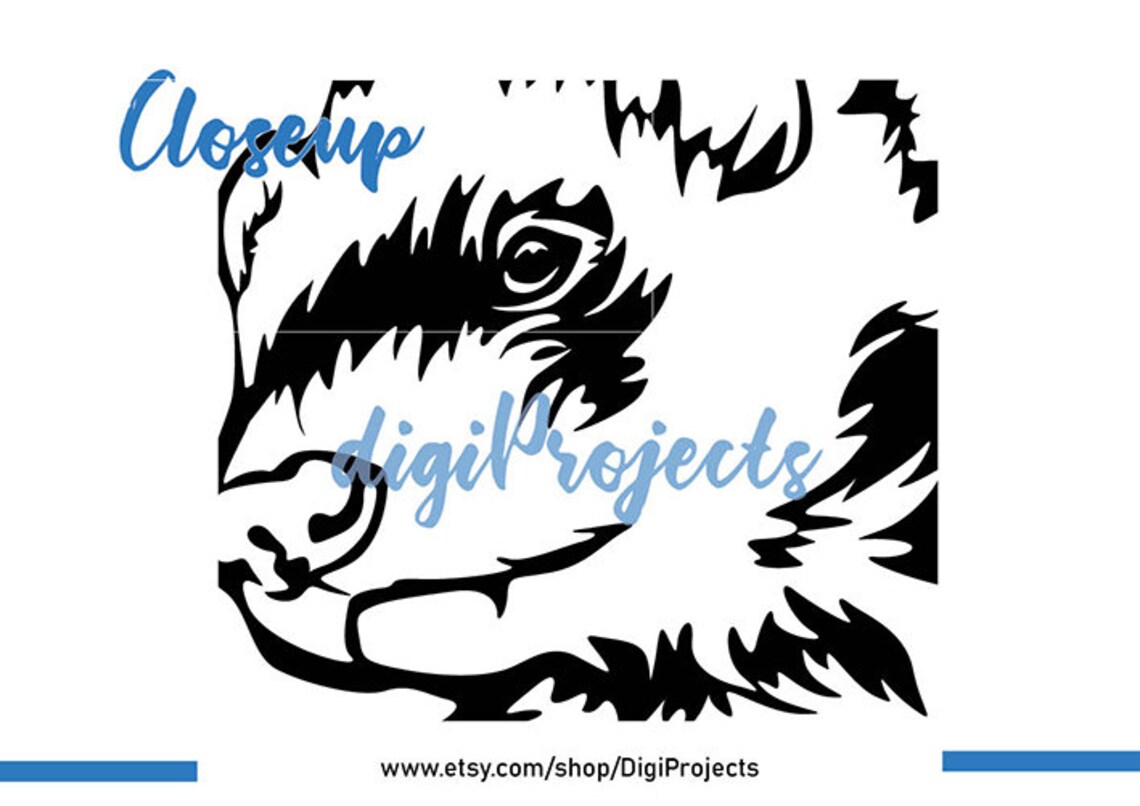 Ferret svg cut file for commercial use Ferret vector graphic | Etsy