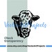 Simmental Bull Svg Cattle Head Vector Graphic Art, Cow Profile ...