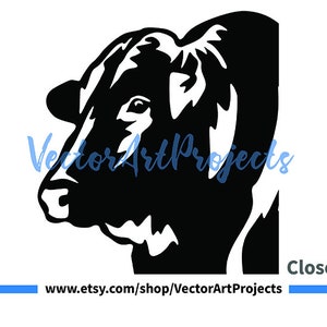 Santa Gertrudis Bull Svg Vector Graphic Cattle Clip Art, Farm Animal ...
