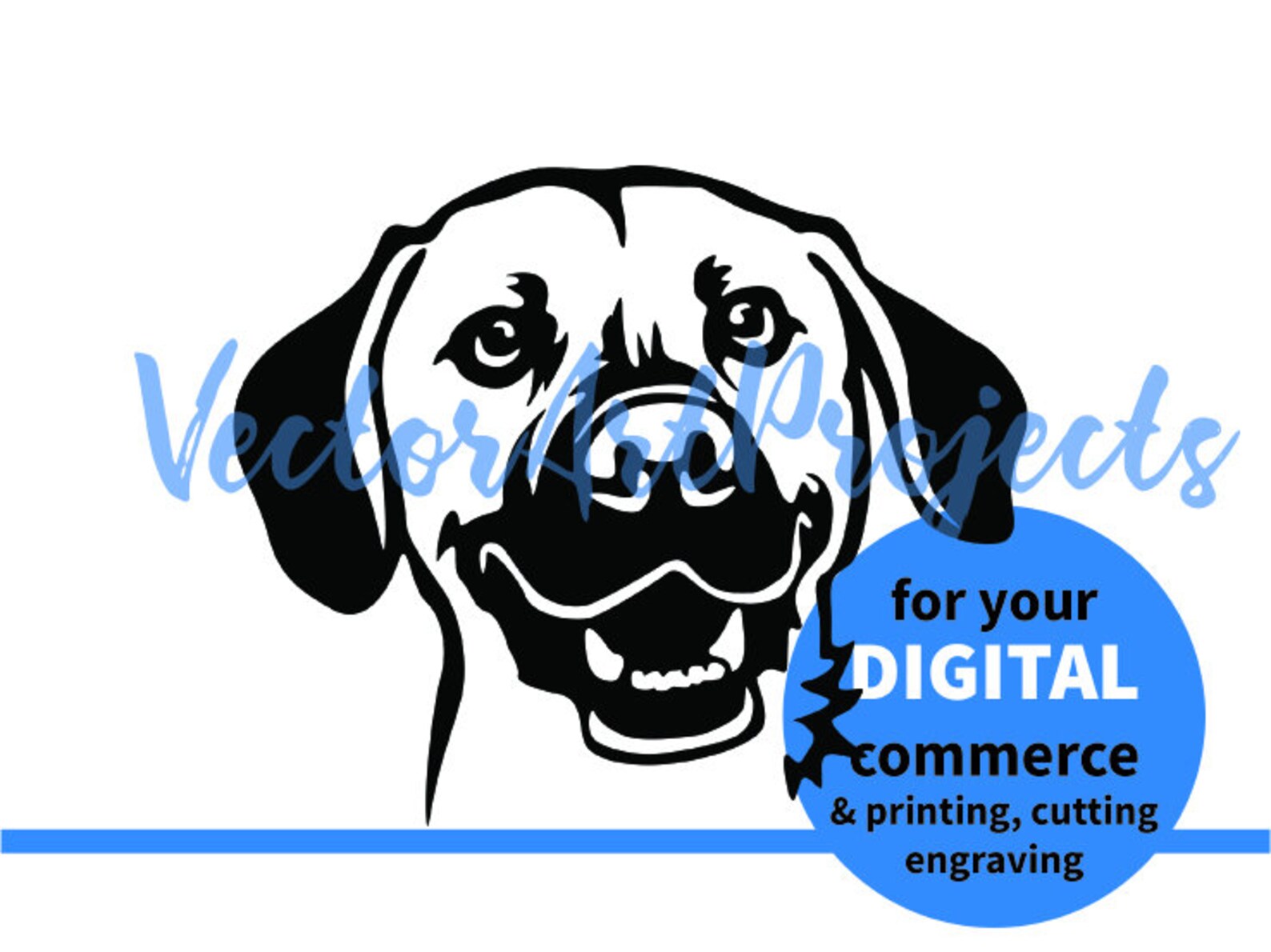Black Mouth Cur Svg Vector Graphic Clip Art Black Mouth Cur - Etsy