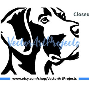 Great Dane Head Svg Vector Graphic Clip Art Illustration - Etsy