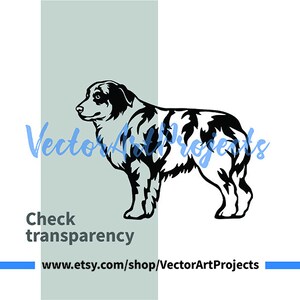 Merle Aussie Svg Clip Art, Australian Shepherd Cut File Vector Art ...