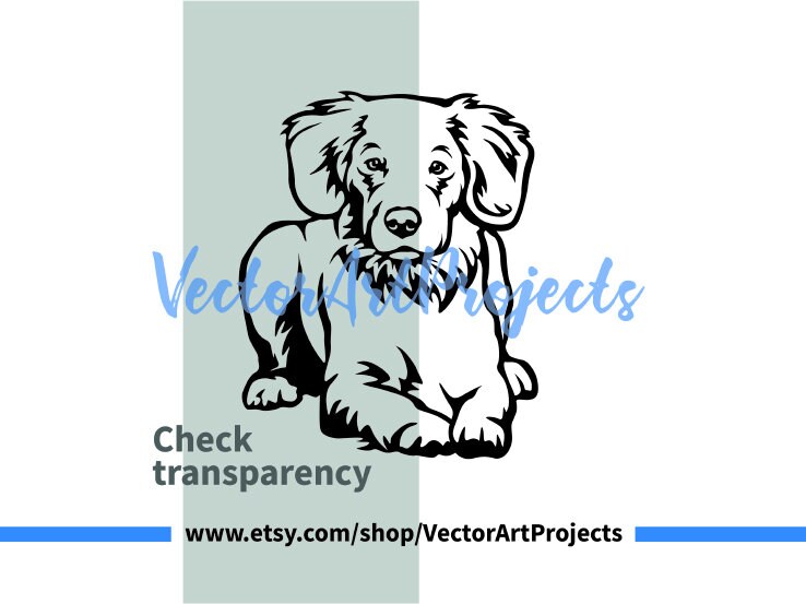 Toller Dog Svg Digital Vector Design Toller Cuttable Clip Art - Etsy