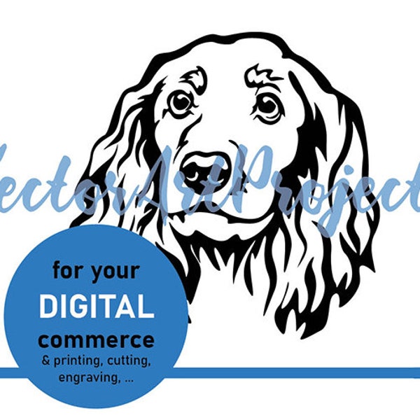 Black Cocker Spaniel Svg - Etsy