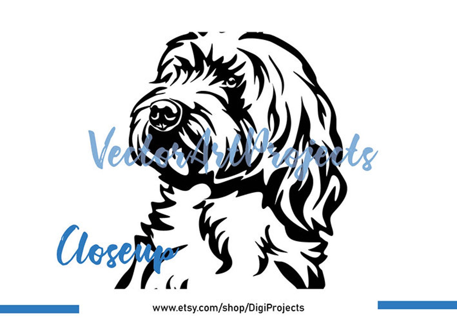 Cockapoo Svg Clipart Commercial Digital Use Sitting Dog - Etsy