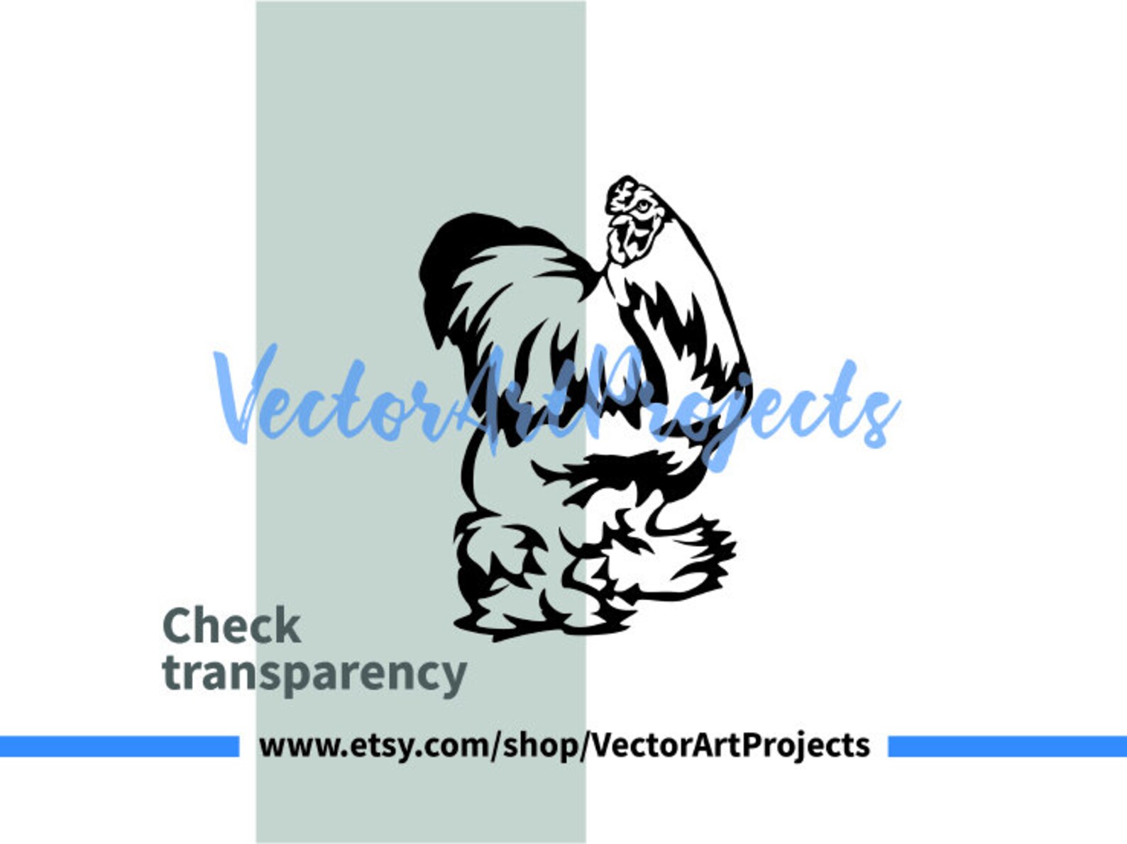 Brahma Chicken Svg Clip Art Rooster Vector Grpahic Art - Etsy