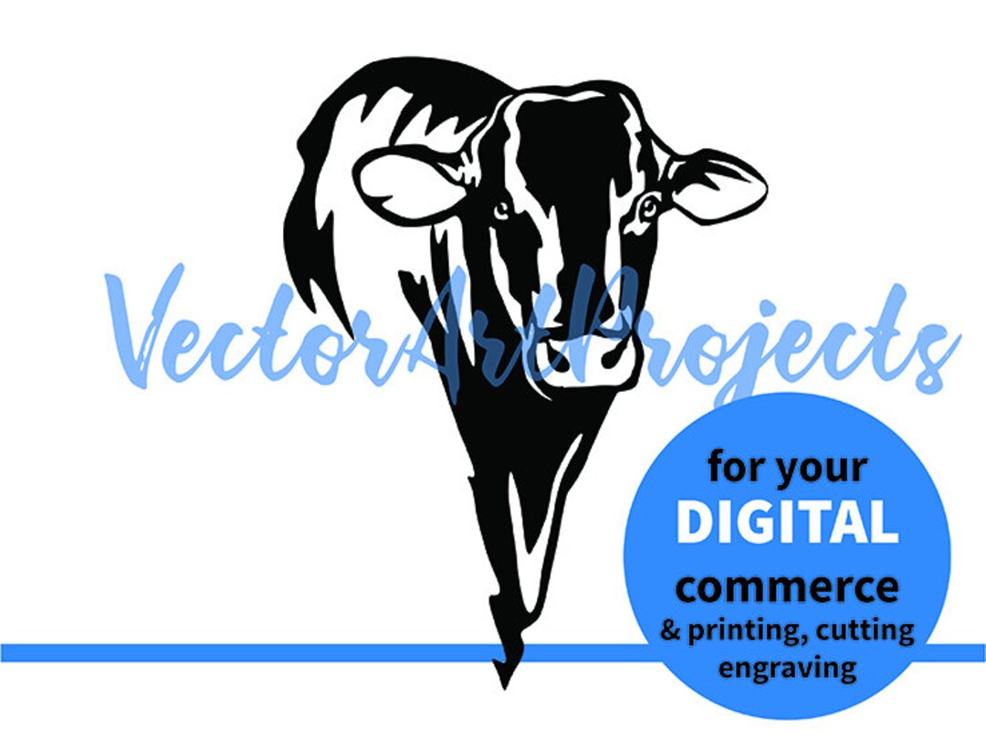 Santa Gertrudis Bull Svg Vector Graphic, Cattle Clip Art, Farm Animal ...