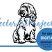 Cockapoo Svg Clipart Commercial Digital Use, Sitting Dog Vector Art ...