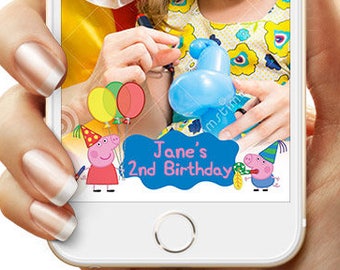 Peppa Pig Snapchat Filter - Etsy