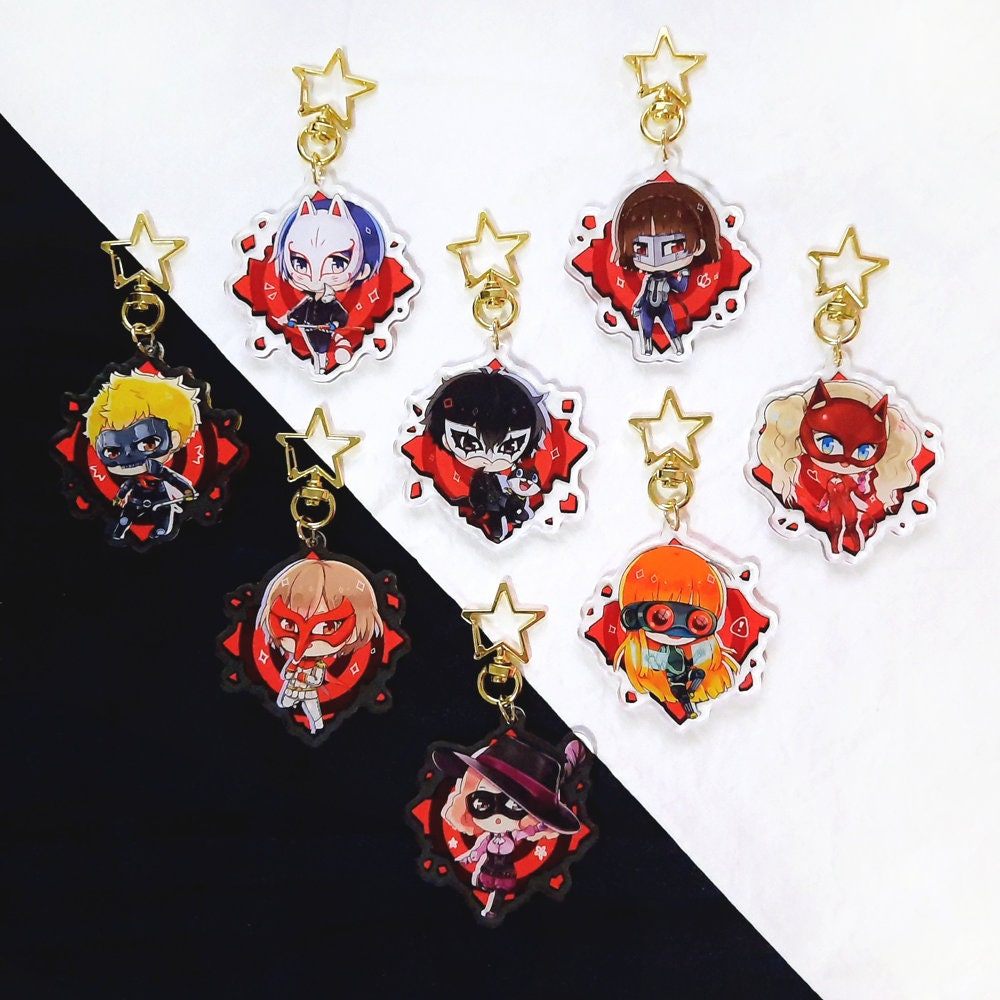 Persona 5 Acrylic Keychains - Etsy