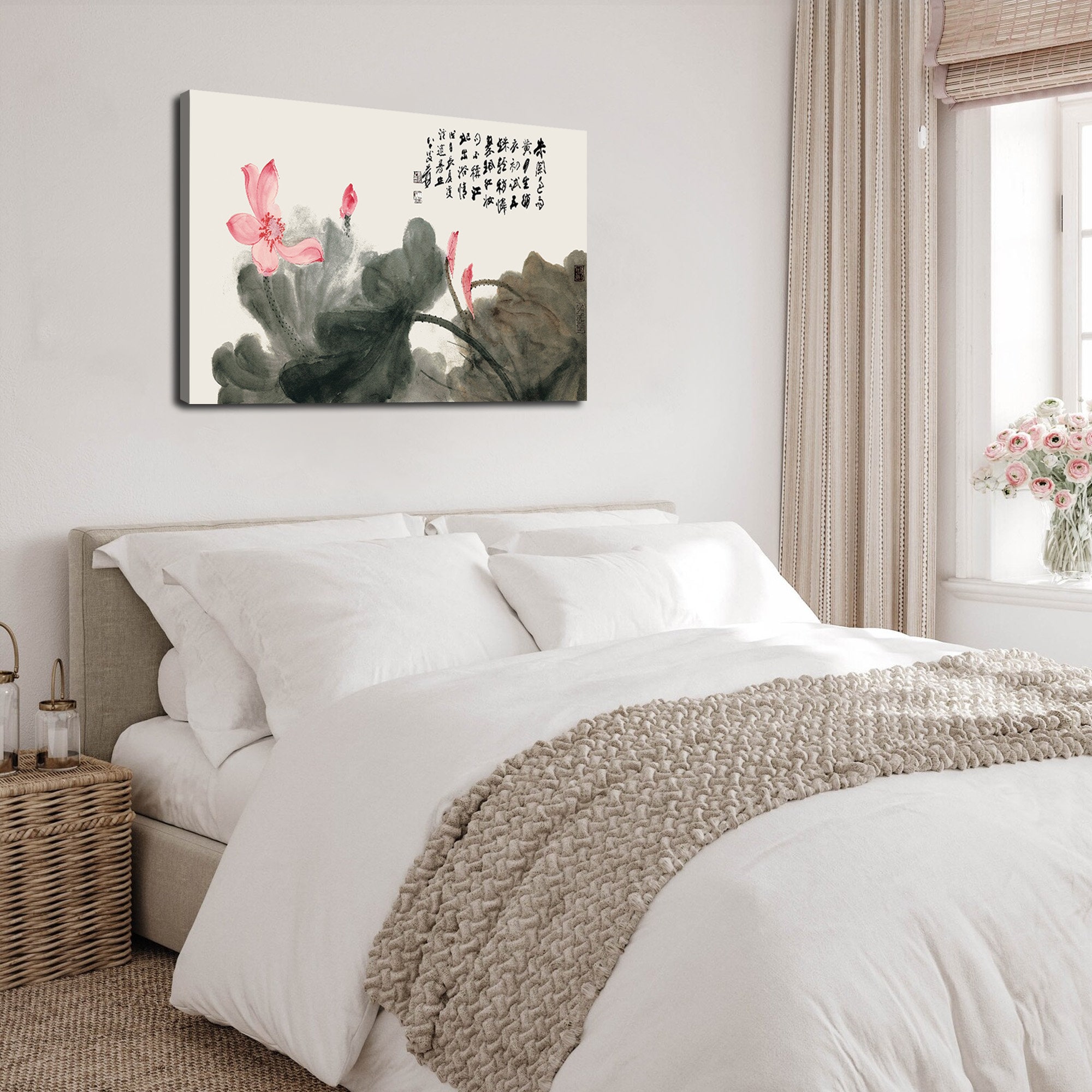 Vintage Chinese Canvas Wall Art Chinese Traditional Ink - Etsy